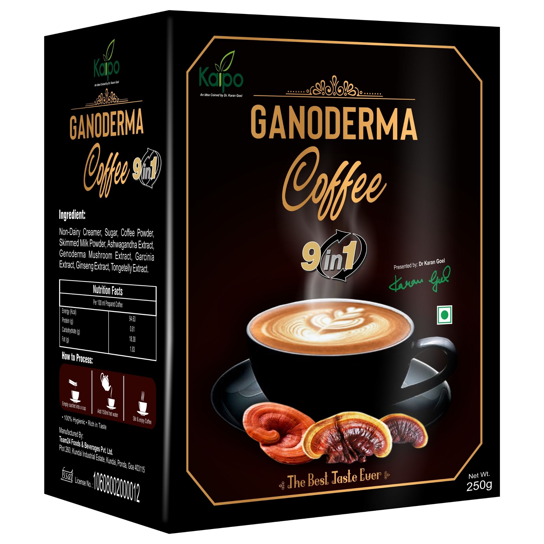 Ganoderma coffee store